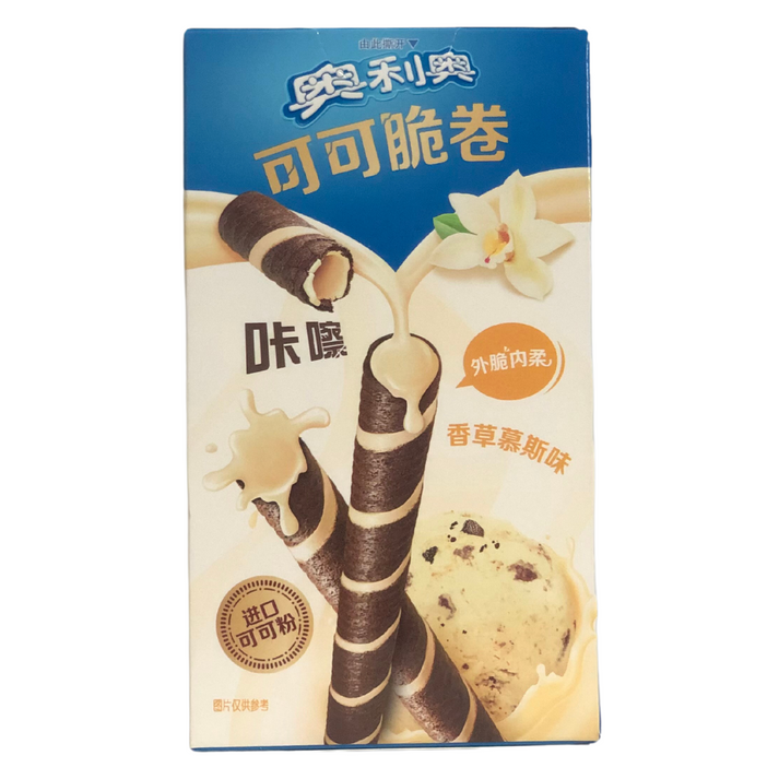 Oreo Wafer Rolls 50g x 24 (CHINA) Vanilla – Worldwide Snacks INC